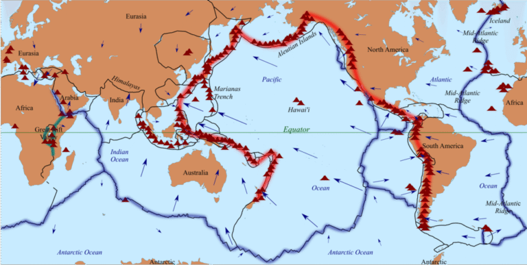 The Ring of Fire: A Deadly Dance of Tectonic Plates - Curio Animus